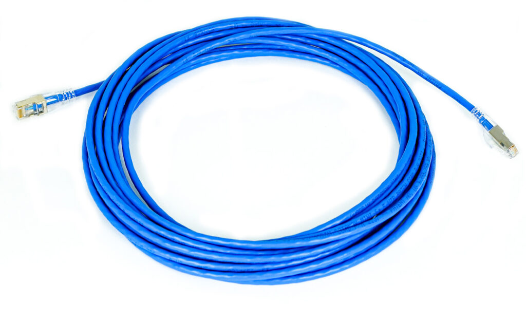 NetSource Copper Mini Patch Cords for High-Density Networks